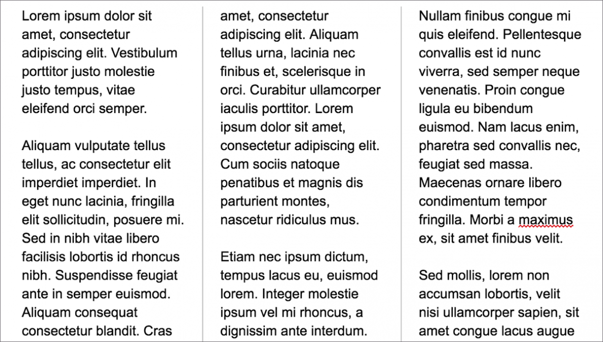 At last - easy Columns in Google Docs | innovative schools